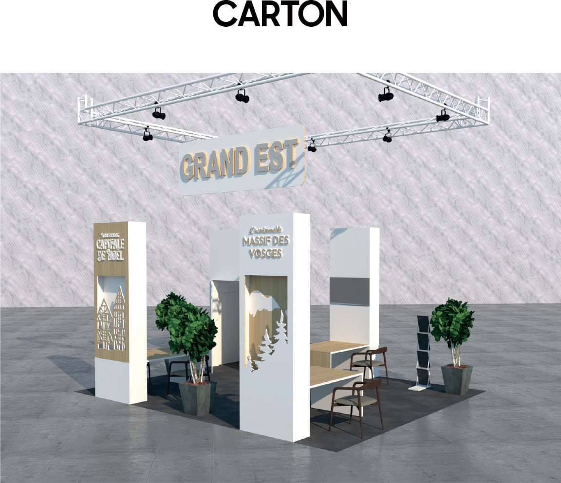 Re-Packed : Conception de Stands Modulable - Stands Sur-Mesure
